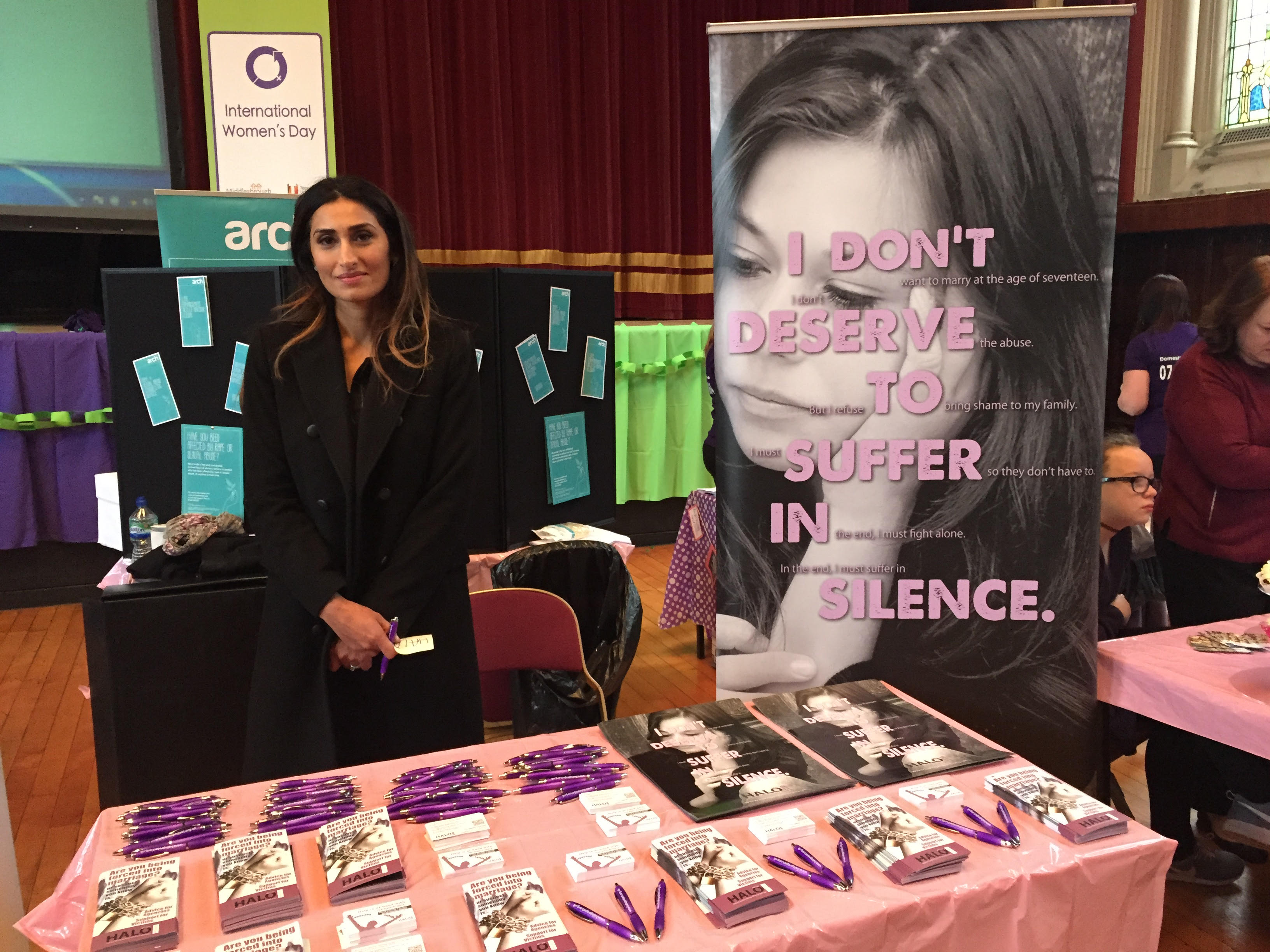 Halo celebrating International Womens Day at Middlesbrough Town Hall ...