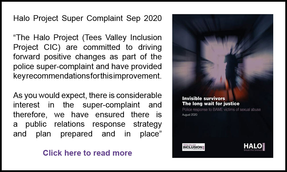 Forced Marriage and Honour Based Violence Charity - Halo Project